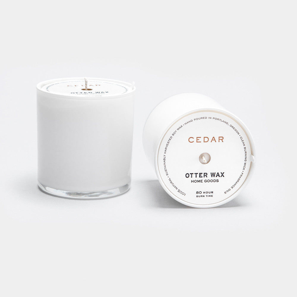Hand Poured Soy Wax Candle | Cedar | 12oz | Otter Wax™